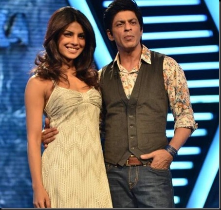 Priyanka Chopra with SRK on the sets of Zor ka Jhatka ~ Bollywood Actress